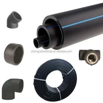 Pe100 Hdpe Tube Round Plastic End Hot Sell Pe Fittings Manufacturer ...