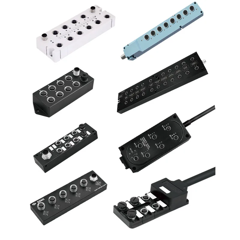Signal Distribution Box Series M8 M12 4 5 6 8 Way Distribution Box ...
