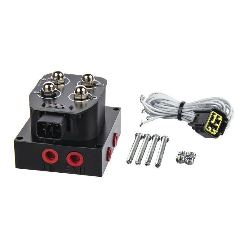 12v Solenoid Valve Air Ride Suspension Manifold Valve Block Car Truck 0 ...