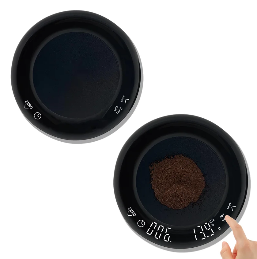 Barista Space New Circle Electronic Digital Coffee Brewing Scale with Timer