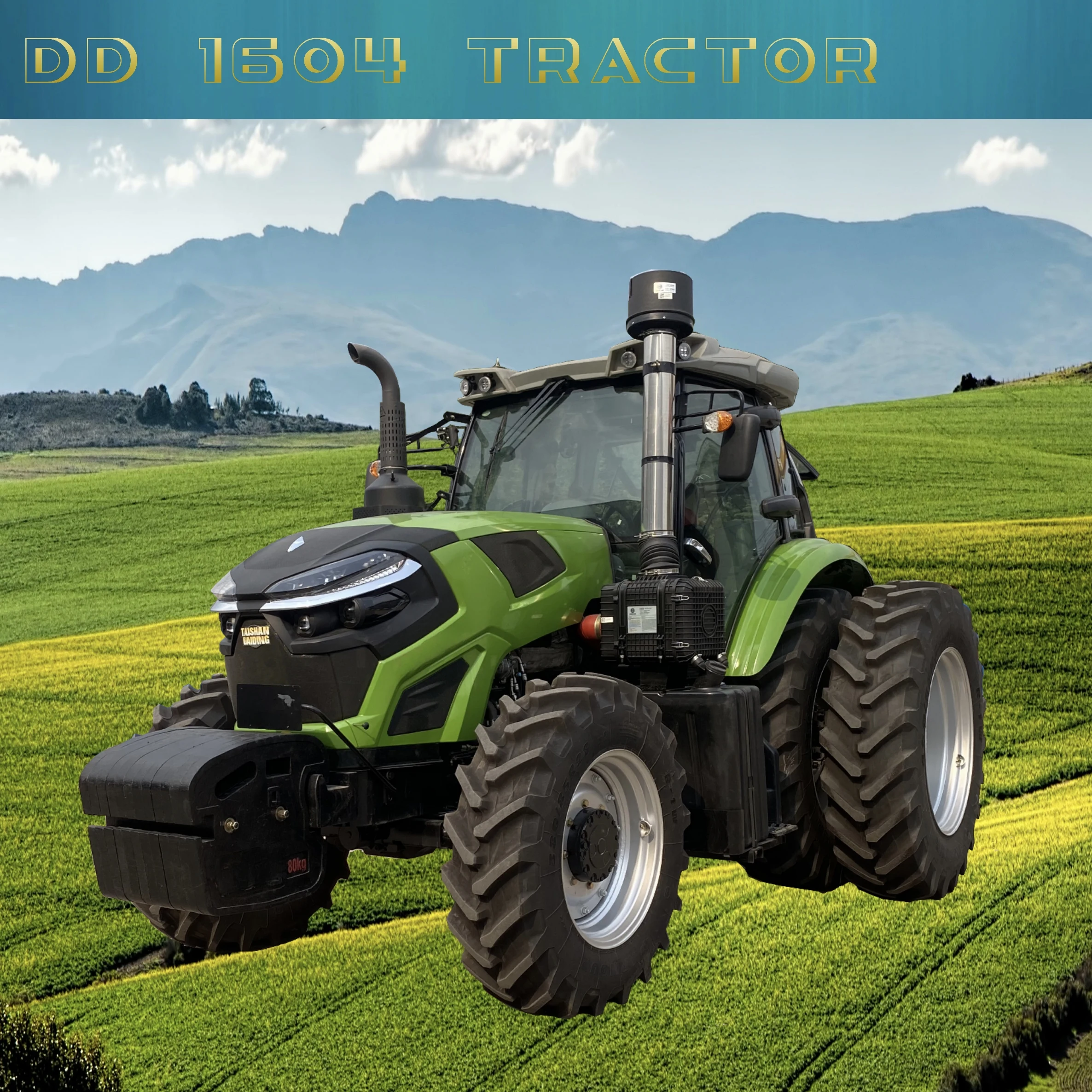 Tractor 4X4 with New Chinese Engine for Agriculture in Thailand