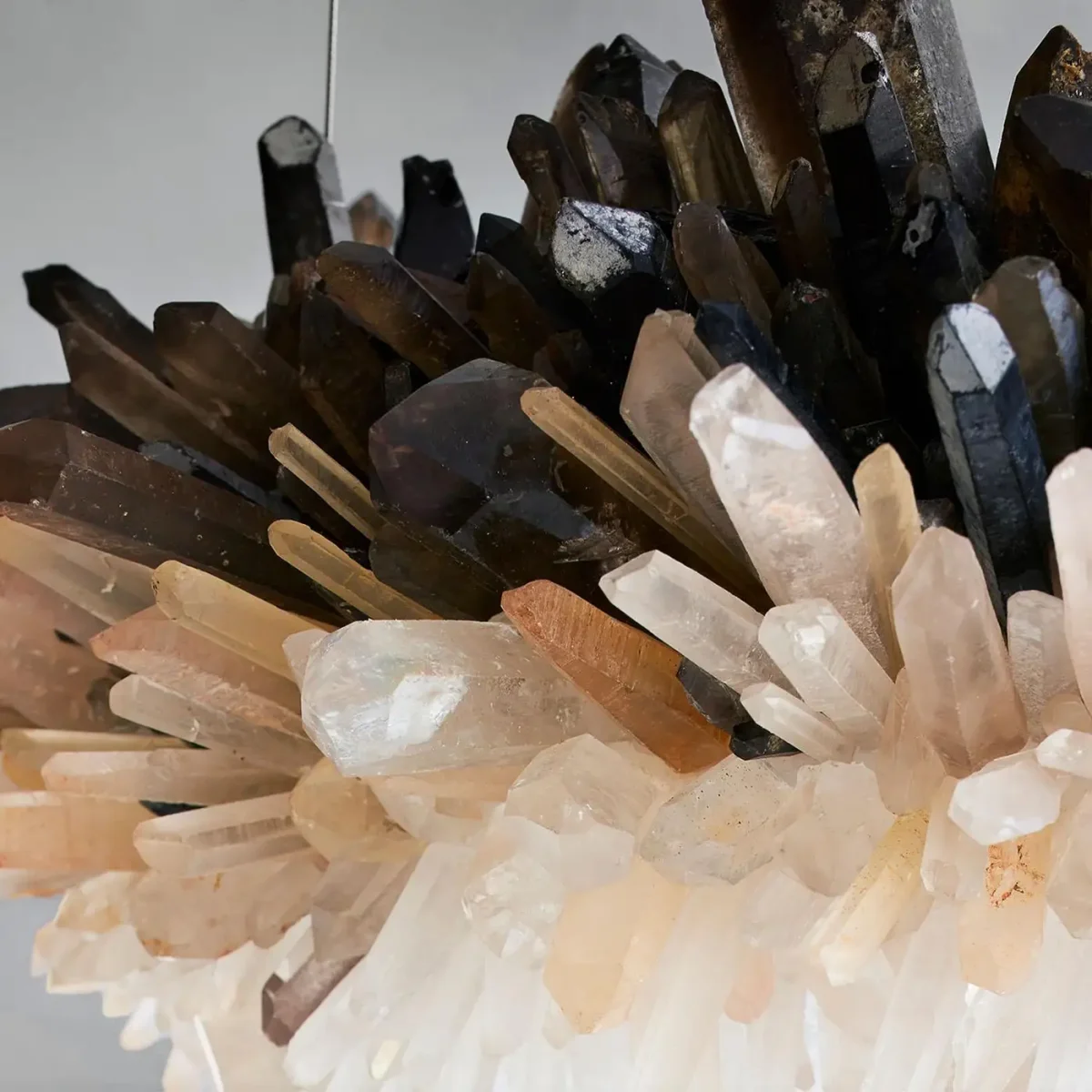 Natural Stone Rock Crystal Lighting Fixtures for Living Room