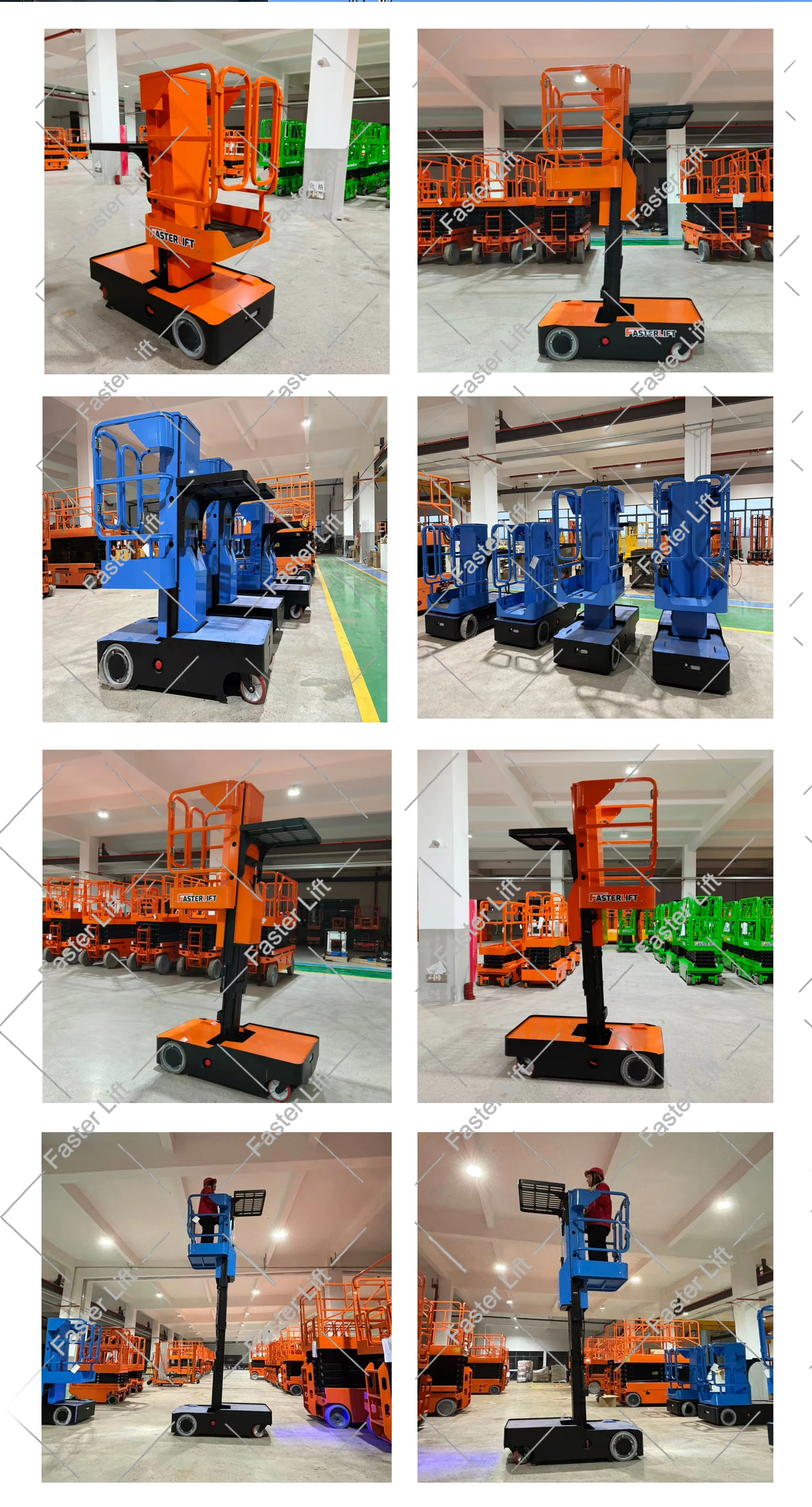 High Quality Self-propelled Electric Pick up Manlift Work Equipment ...
