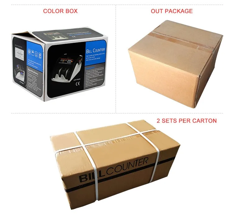 2108 Accurate Notes Detector Lcd Electronic Ticket Counting Machine ...