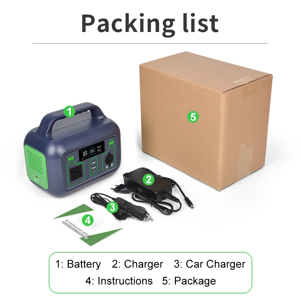 300W Portable Solar Generator - Reliable Outdoor Power