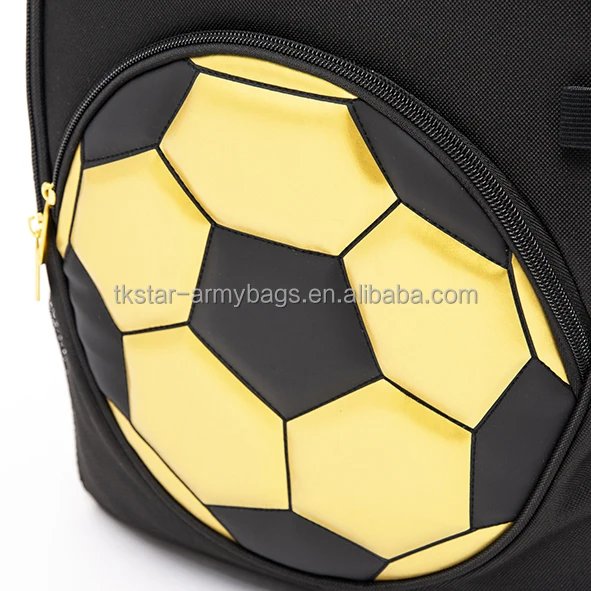 OEM Custom New Fashion Boys School Backpack Durable 3D Quilted Football ...