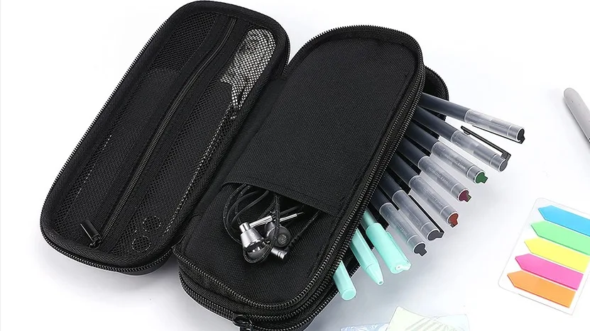 Big Capacity Eva Pencil Case Pen Pouch Simple Stationery Bag For Teens ...