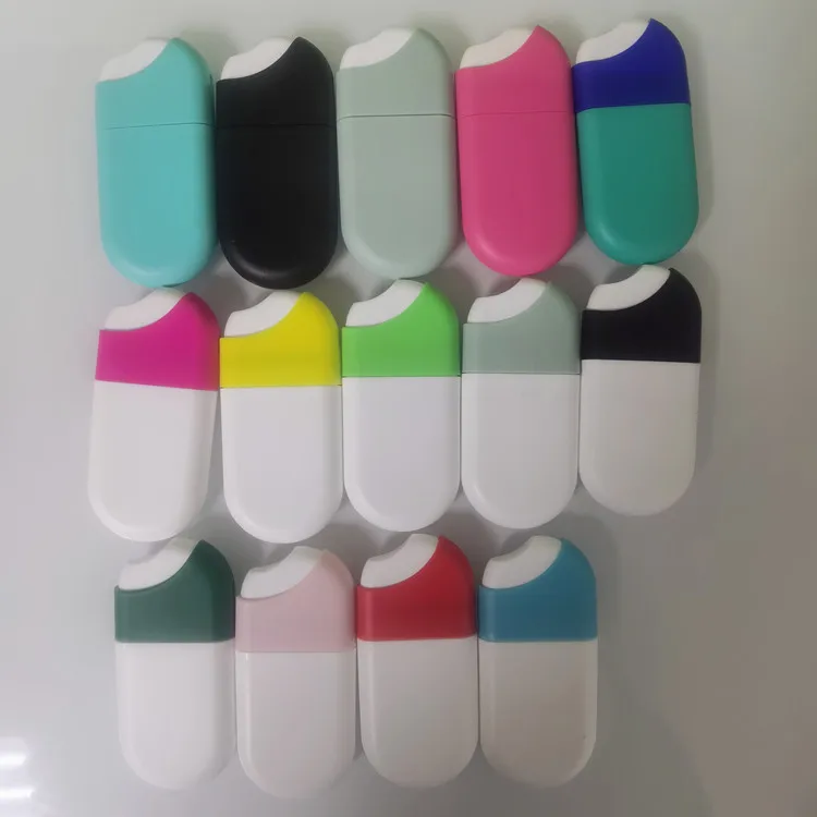 Free Sample 10ml 20ml Clear White Plastic Credit Card Pocket Size Empty ...