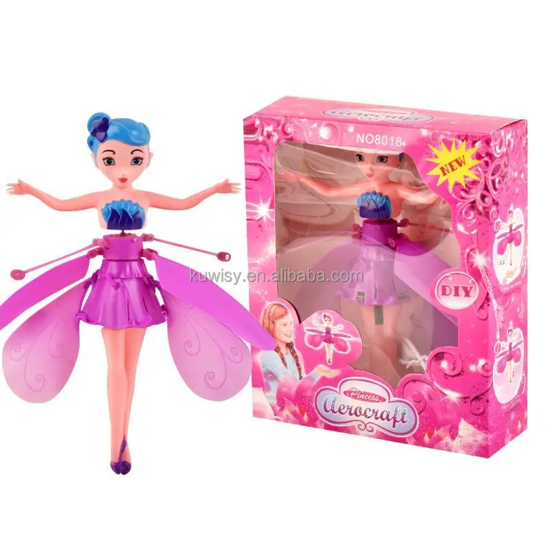 Little Fairy Dancing Toy Gesture Inductive Aircraft With Sensors Mini ...