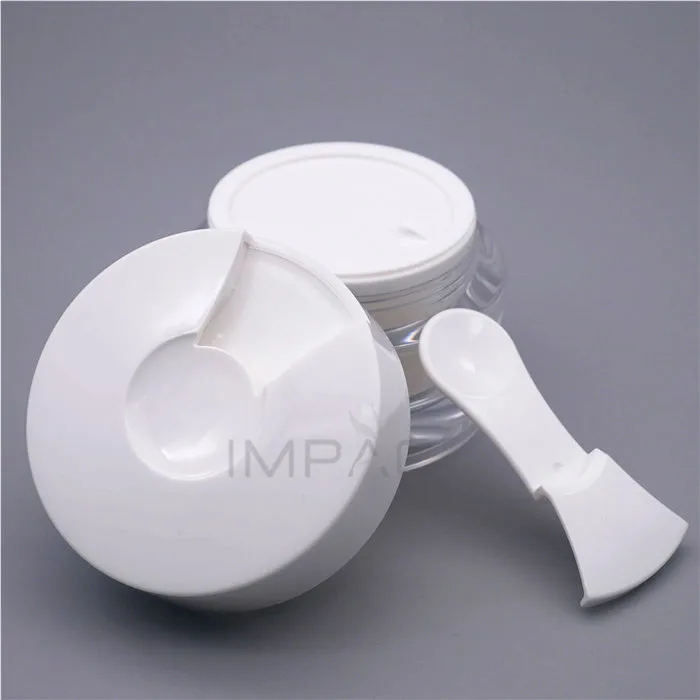 15g 30g 50g Luxury Double Wall Cosmetic Jar With Spatula Spoon For ...