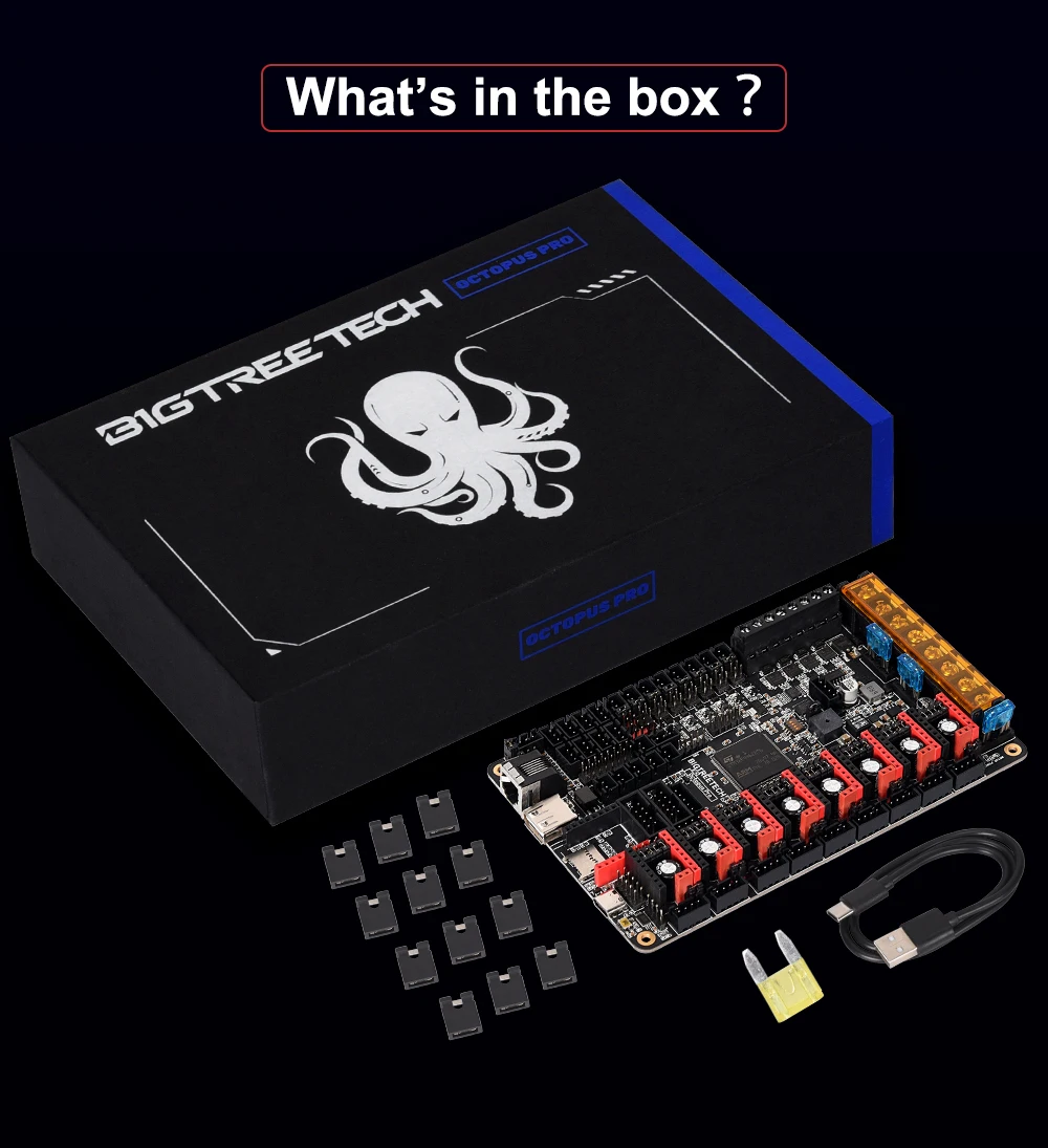 Bigtreetech Octopus Mks 3d Printer Motherboard Controller High-power 32 ...