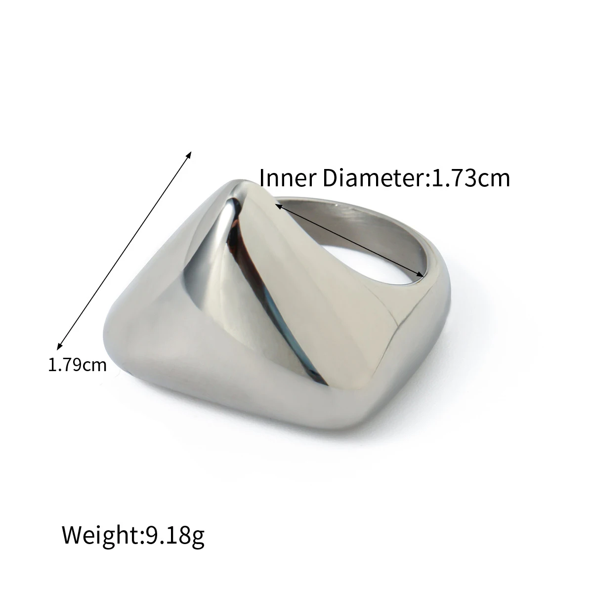 Clean Fit 18k Gold Stainless Steel Jewelry Geometric High Quality ...