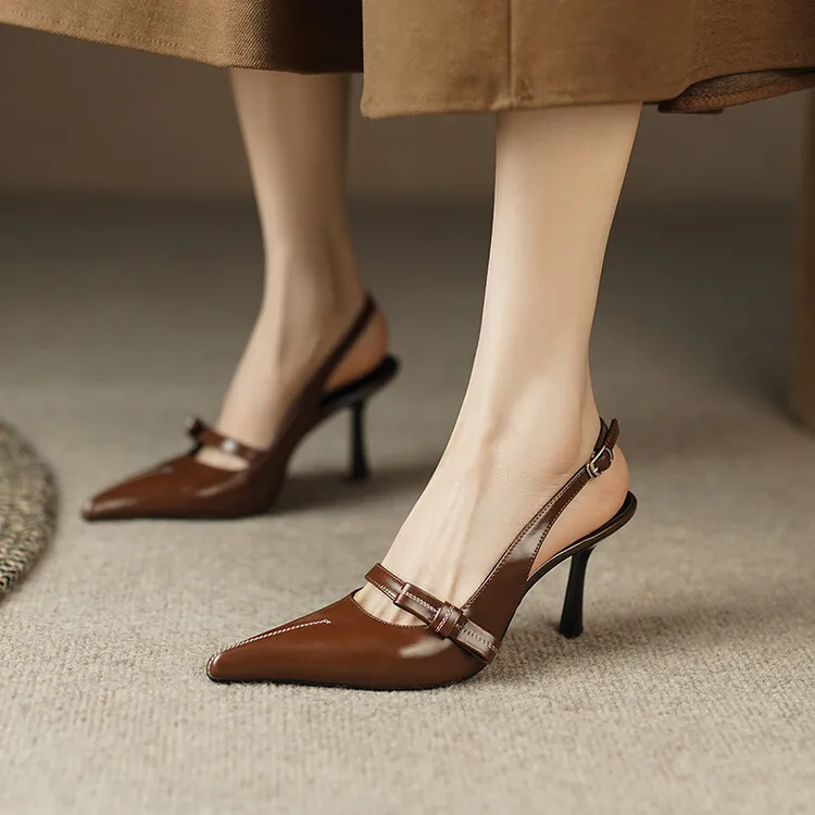 Wholesale High Quality Genuine Leather Shoes Women Summer Elegant ...