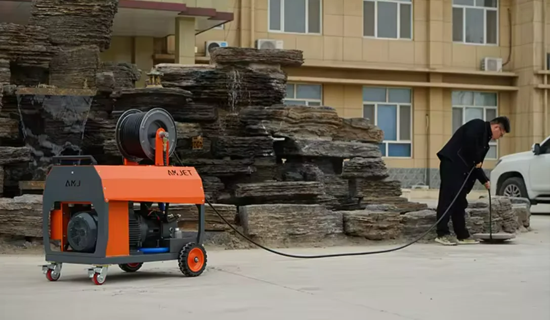 Anjet 200bar Sewer Pipeline Cleaning Machine Sewer Jetter Drain Cleaning Machine - Buy Sewer And ...