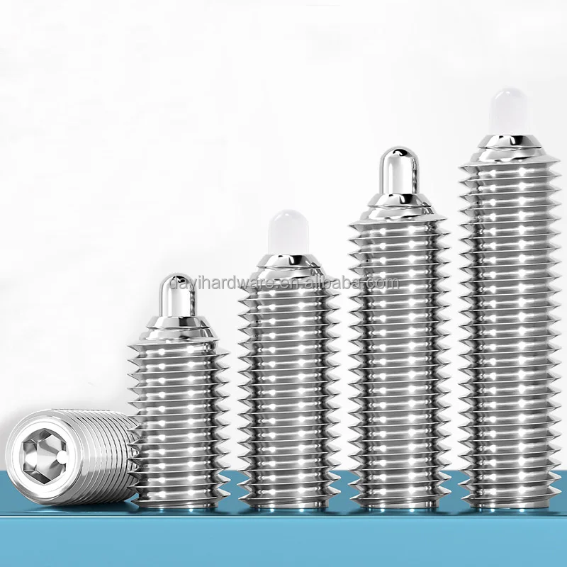 304 Stainless Steel Spring Plunger Cylinder Head Pressure Telescopic ...