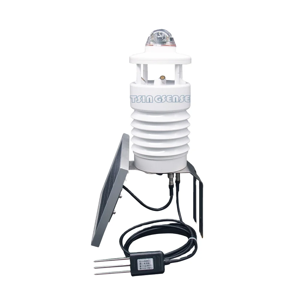 WAS3000 soil moisture sensor and solar radiation and light intensity ...