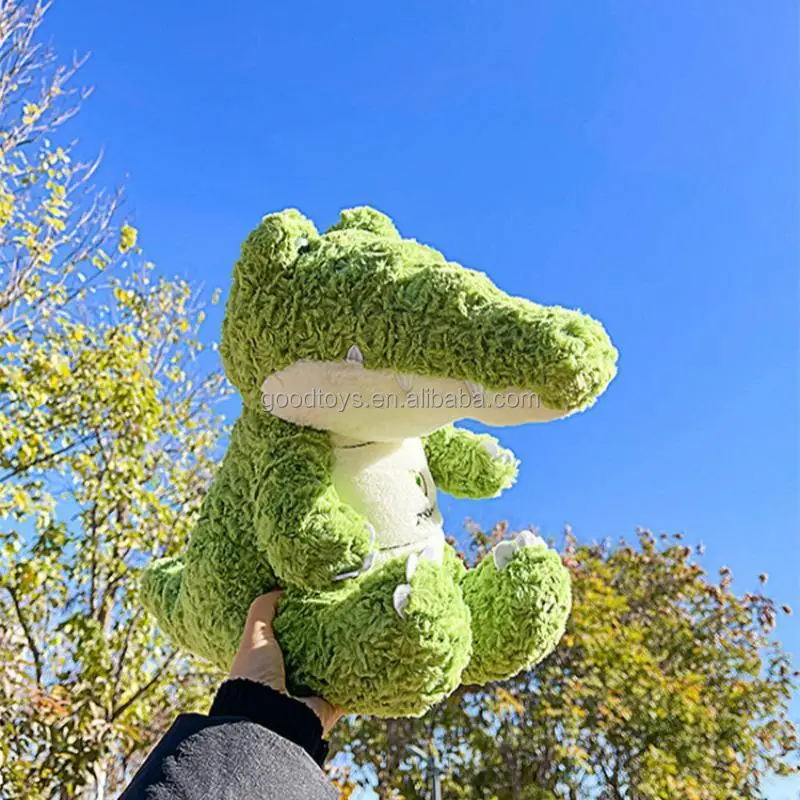 Sitting Cute Cartoon Crocodile Soft Toy Home Decor Sleeping Doll Plush ...