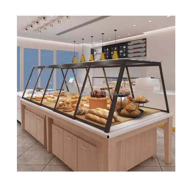 Alibaba.com: Wooden Metal Bread Display Stand, Loaf Bakery Table ...