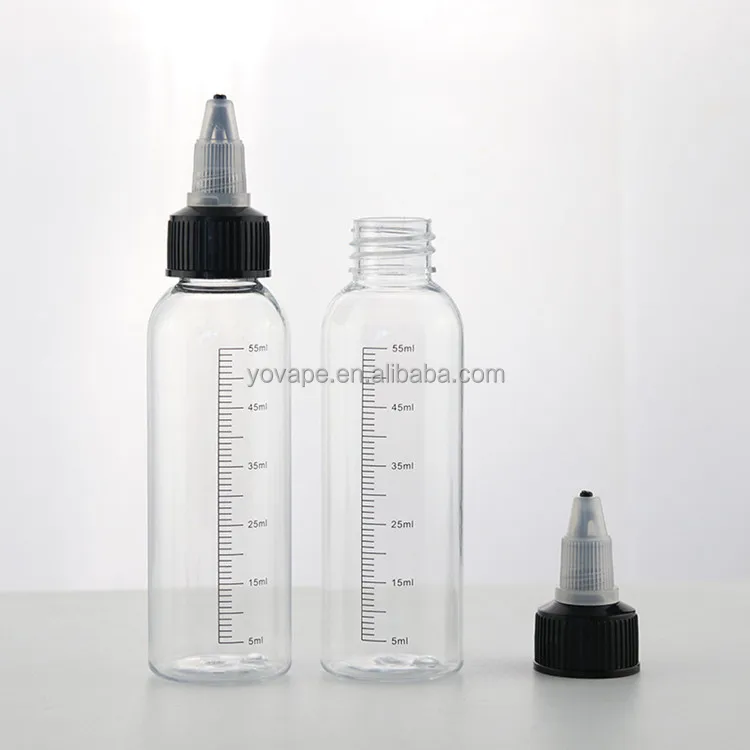 Transparent Black Scale Cap - 60ml to Oz Conversion