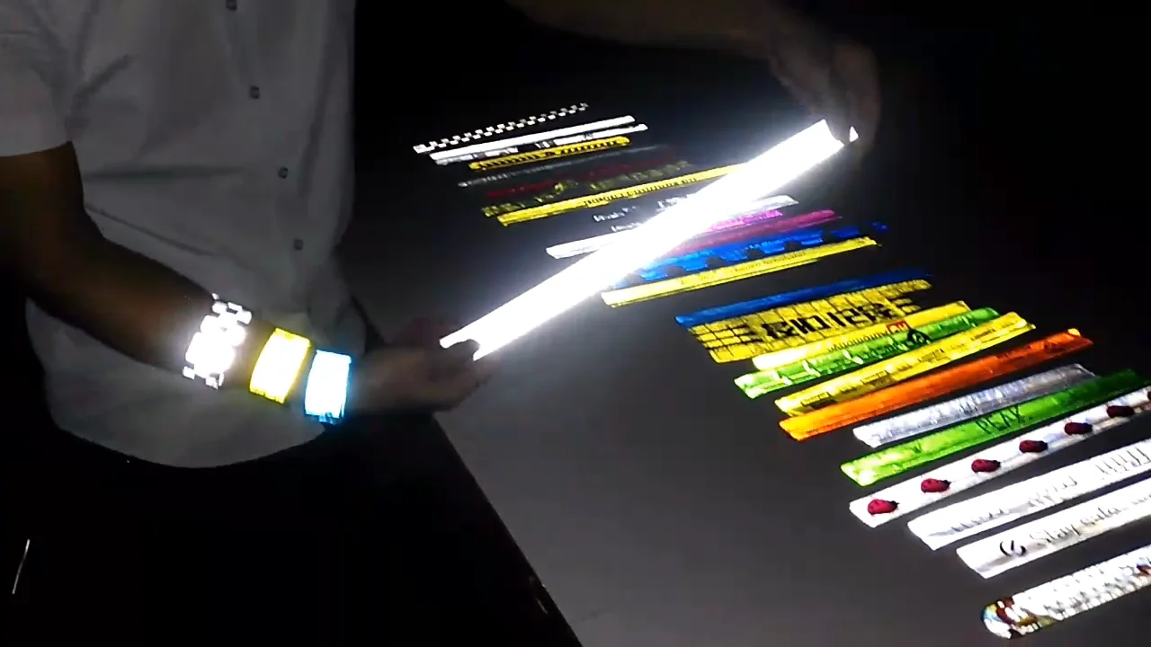 Customized Good Quality Reflective Pvc Bracelet Slap Wrap Snap On Wrist ...