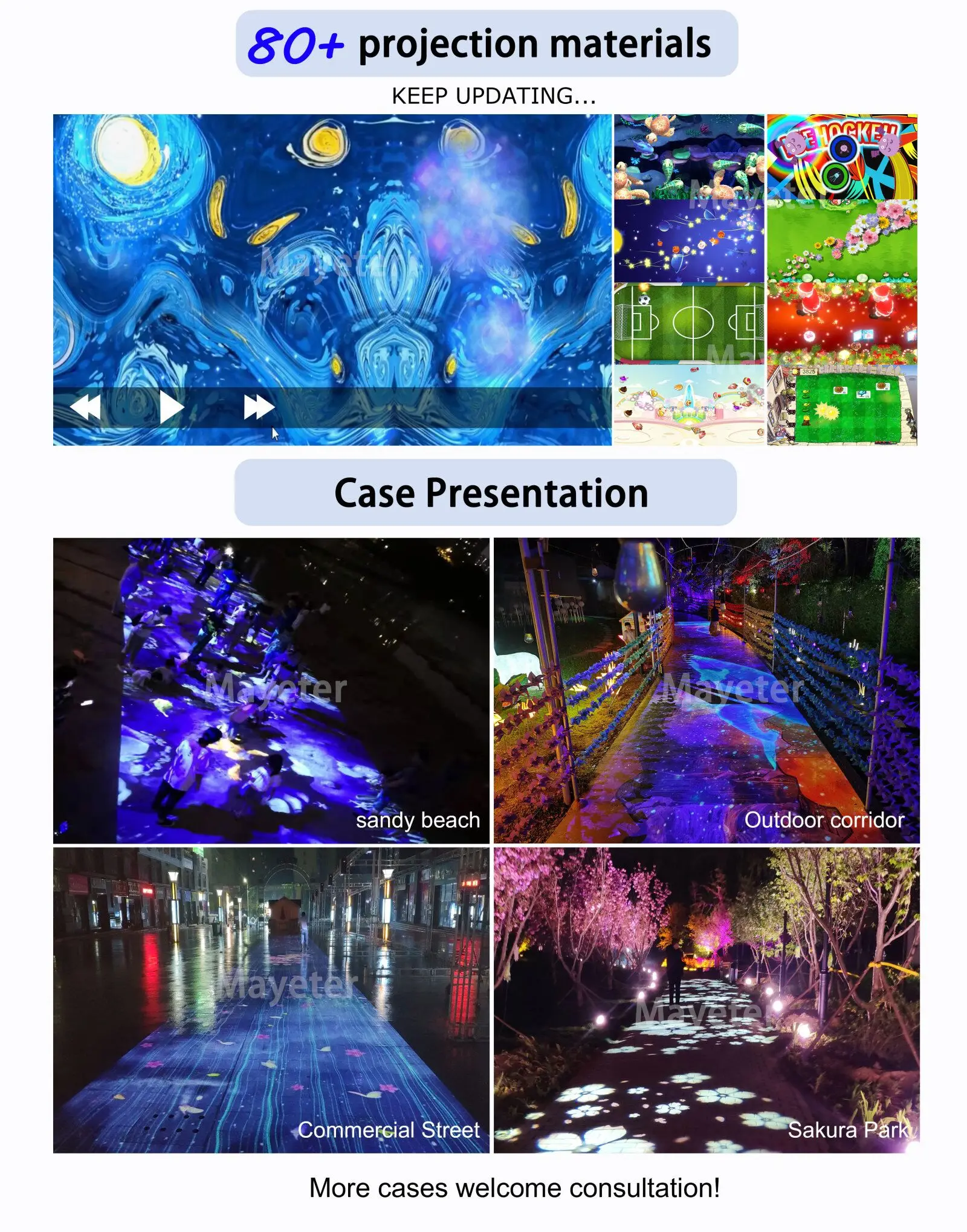 Outdoor Digital Floor All-in-one 3d Mapping Projection Interactive Floor Projection Projector ...