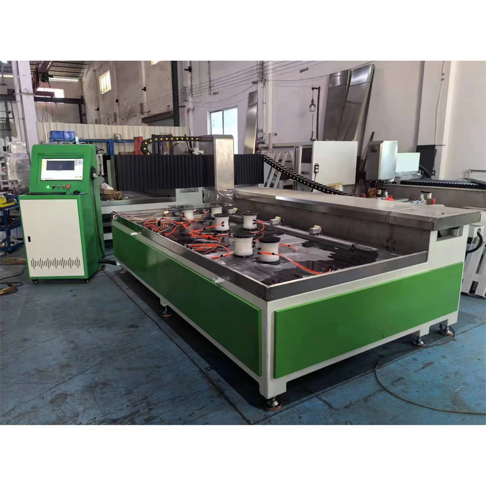 High Speed Glass Milling Machine CNC Automatic Glass Processing Working ...