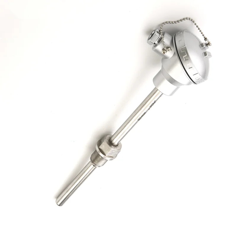 Pt100 Sheath Rtd Pt1000 Temperature Sensor Price with Thermowell WZP-230