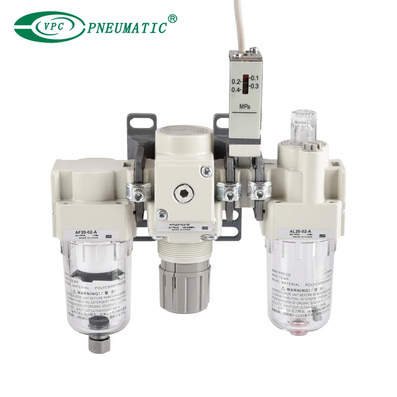 Smc New Ac40 Series Filter Regulator Lubricator With Pressure Relief ...