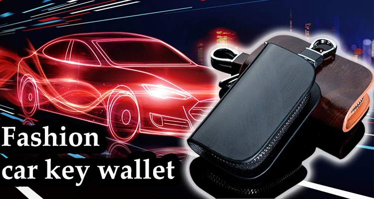 Classic Leather Texture Snake Print Car Key Cover Men Women Car Keys ...