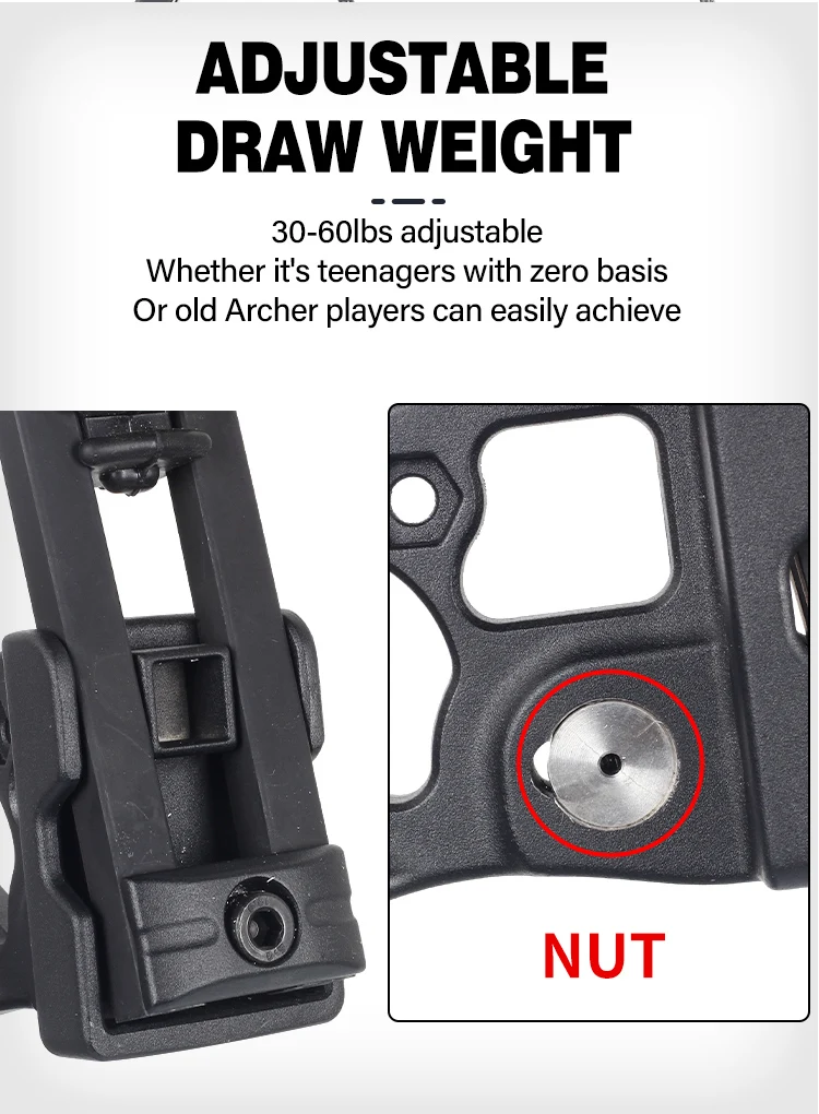 Spg Compound Bow Archery Hunting Metal Bow And Mixed Carbon Arrow Set ...