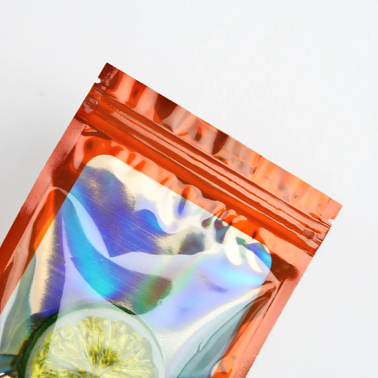Custom Mini Ziplock Bag Small Pouch Reusable Zip Lock Holographic ...