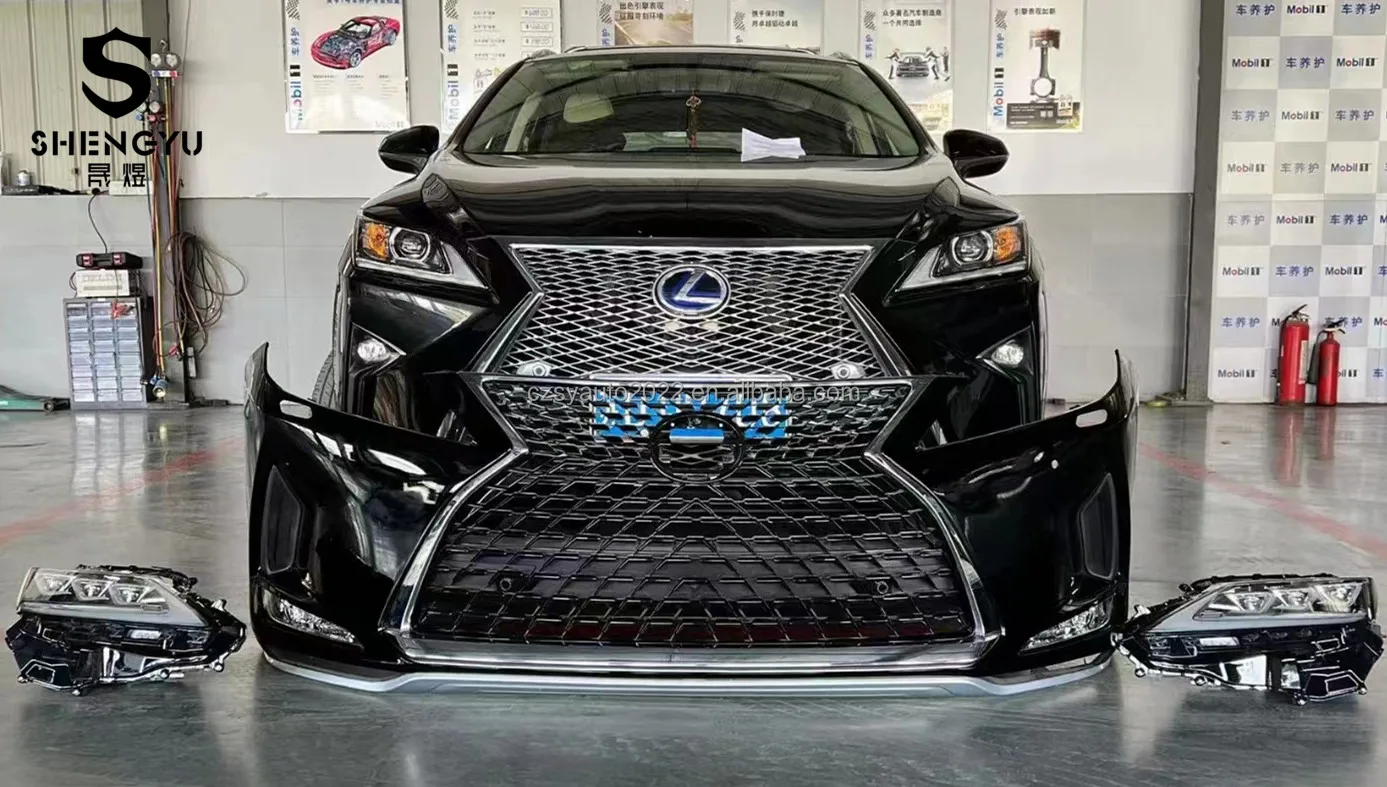 Body Kit Include Front Face with Headlights Tail Light Front Bumper for ...