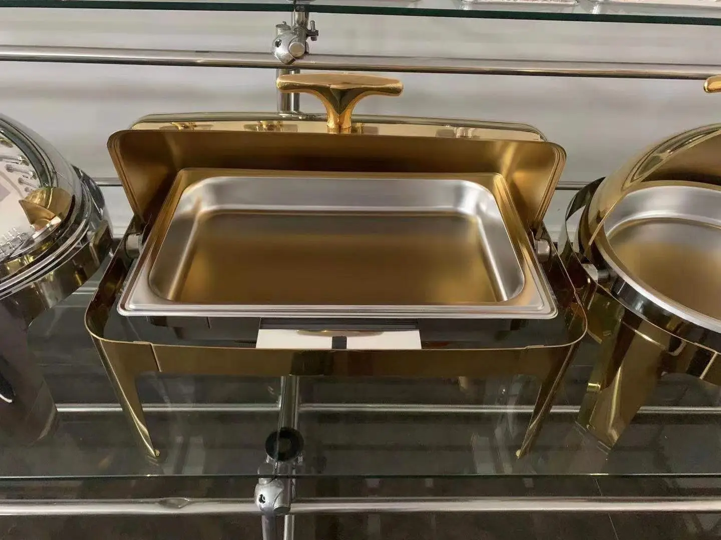 Commercial Catering Serving Dish Equipment Chafer Buffet Stove ...