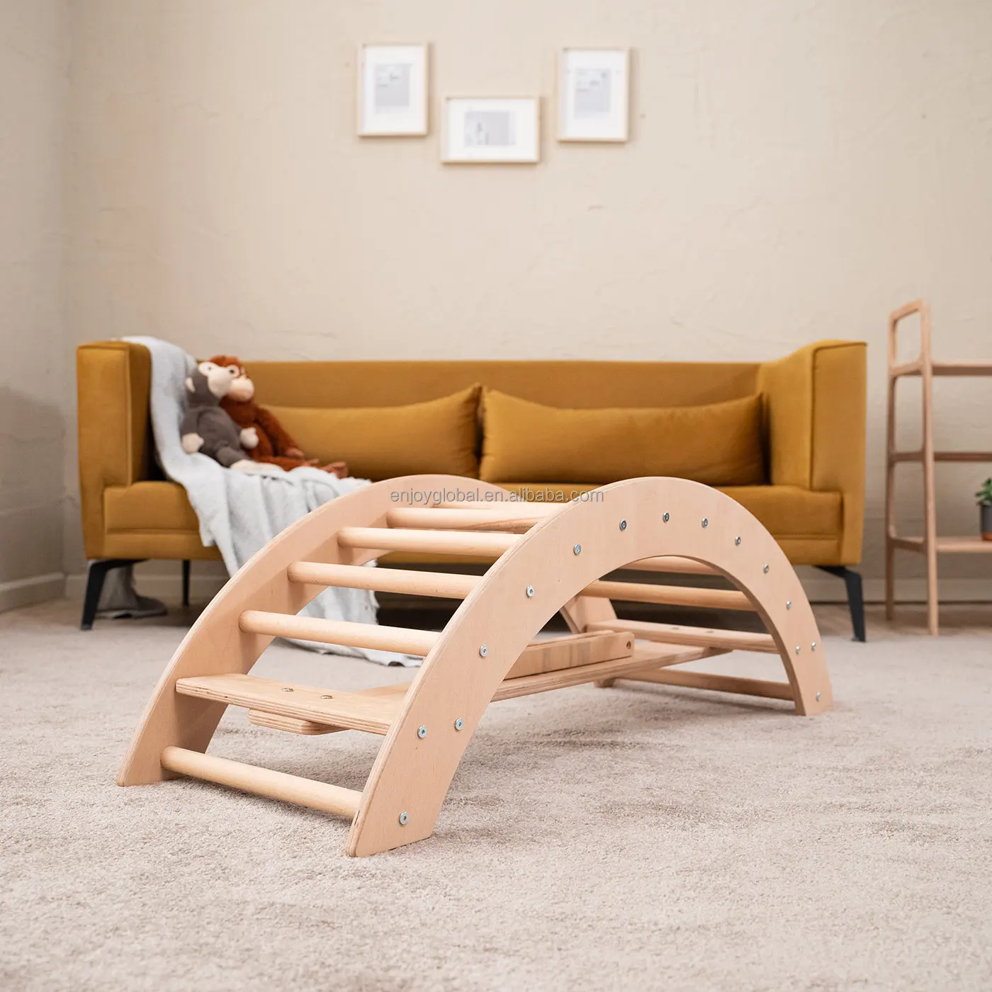 Montessori Furniture Sets - Wooden Rocking Chair Board