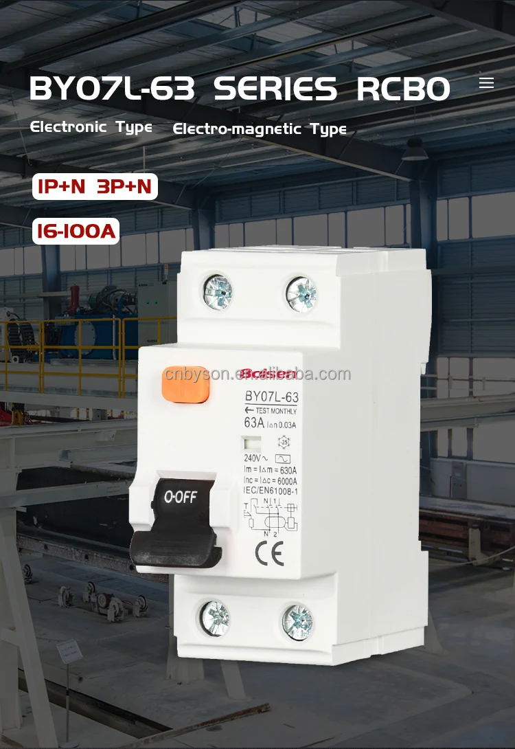 Solar Panel System Electronic Type 30/100/300ma 3p+n Rccb Residual Current Circuit Breaker - Buy ...