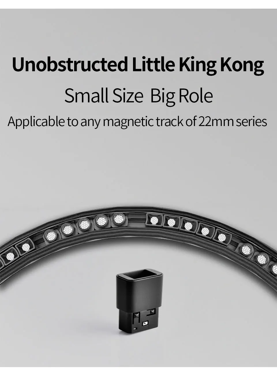 Mini Magnetic Track Light 48V Magnet LED Track Lighting System