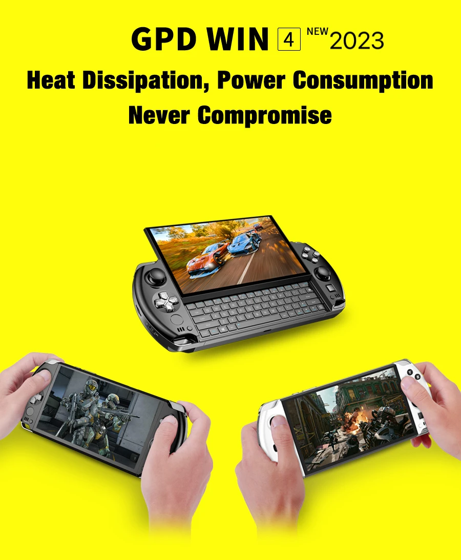 Gpd Win4 2023 Mini Game Console Amd 7840u/7640u 6 Inch Touch Screen ...