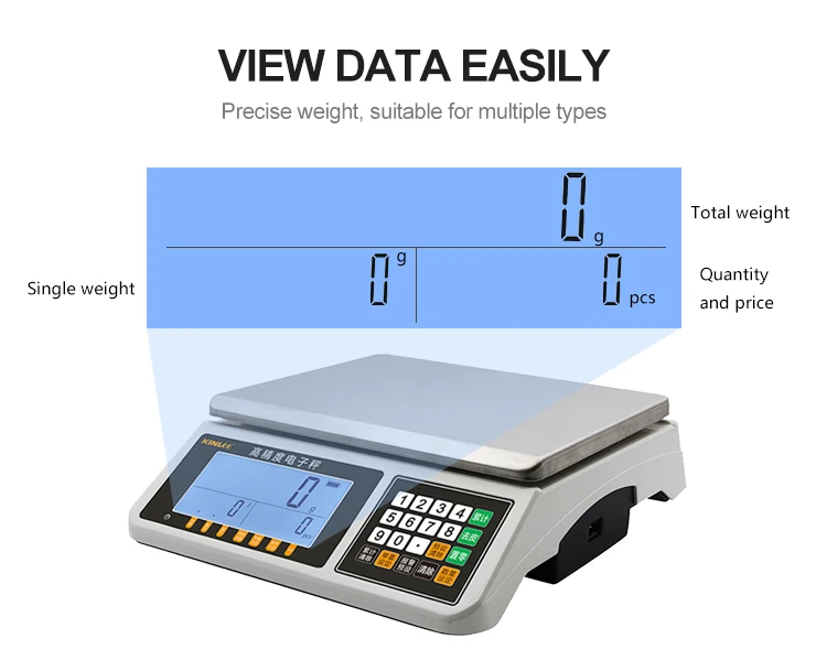 30kg Digital Price Scale - Stable Performance & Custom Support