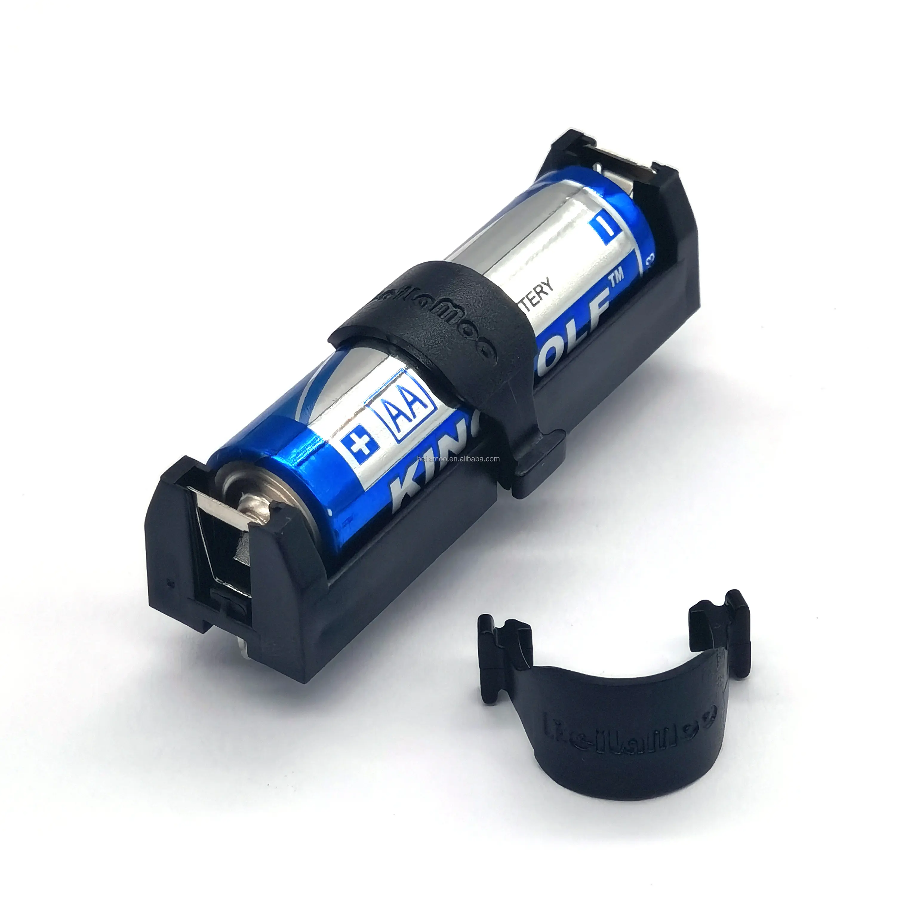 1aa Battery Holder With Pc Pins Um3*1 With Clip - Buy Aa Battery Case ...