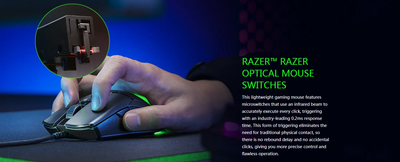 Hot Wholesale Razer Viper Mini Mouse Razer Wired Gaming Mice 8500 Dpi ...