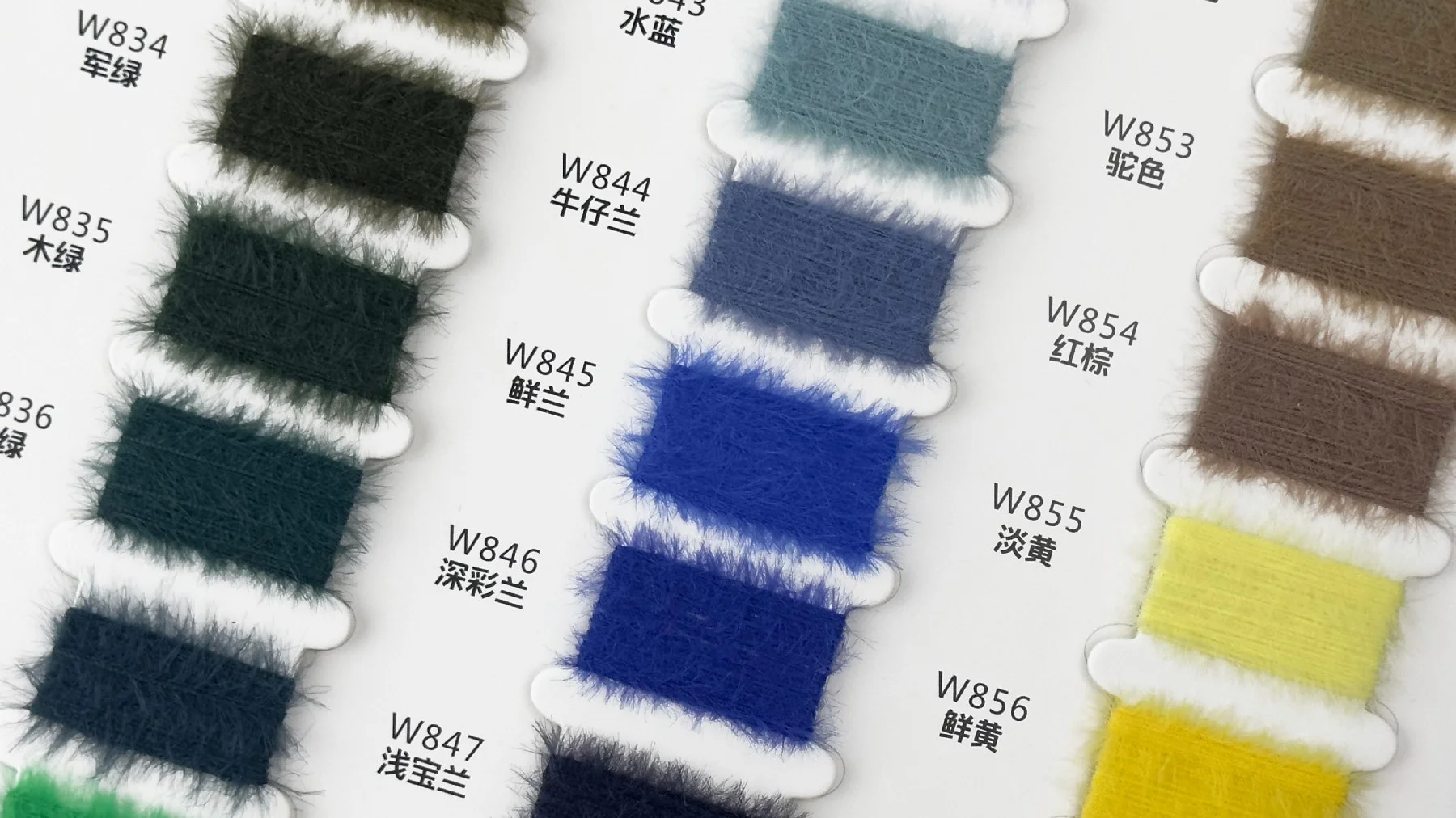 Wholesale 1.3cm Furry Nylon Feather Yarn - Mink Hair Imitation for Knitting