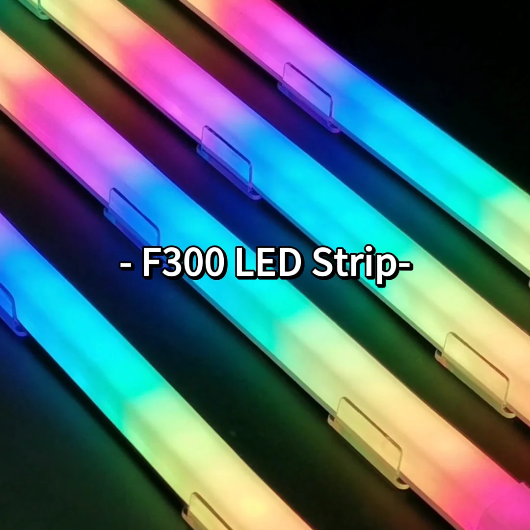 Coolmoon Good Quality Argb Led Strip Pc Gaming F300 Silicone Led Light ...