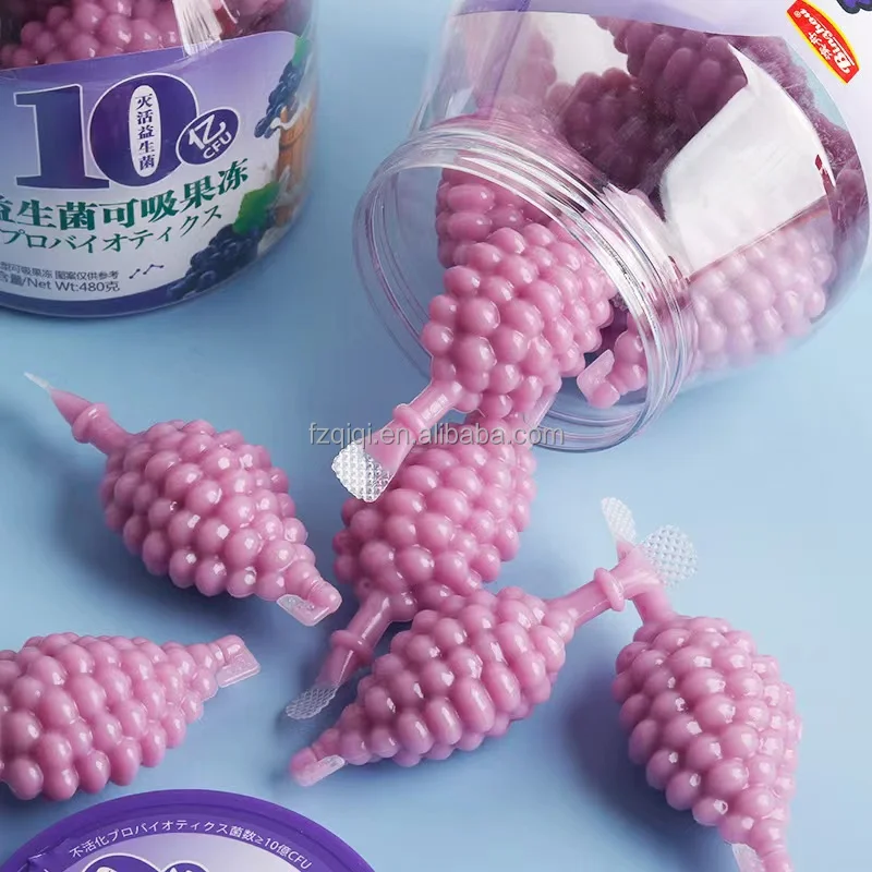 480g Barrel,Grape,Strawberry,Watermelon Flavor,Fruit Shaped,Probiotic ...