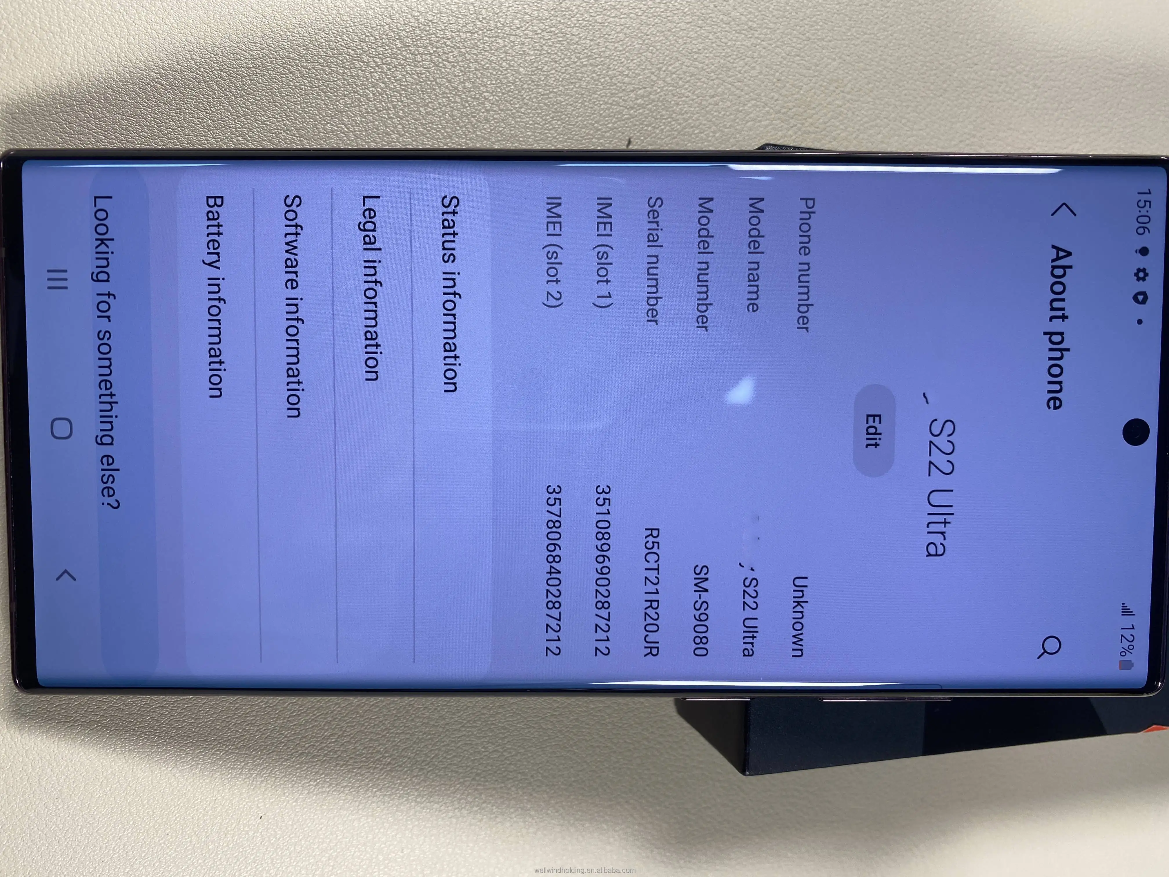 Original 99% New Mobile Phones Used S22 Ultra 128/256g Rom Unlocked ...