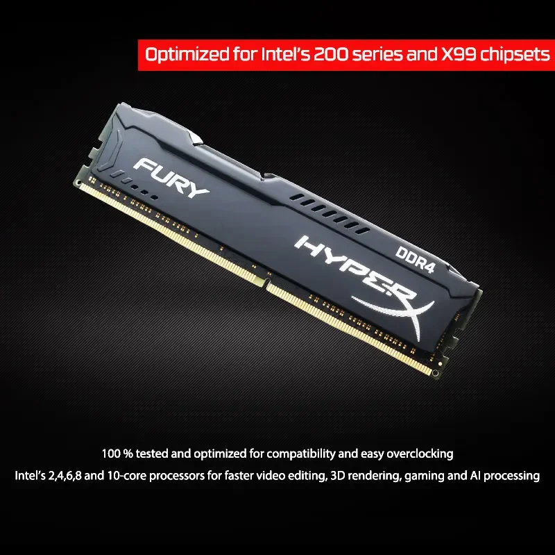 Kingston Hyper X FURY DDR4 Memory - Optimize Gaming Performance