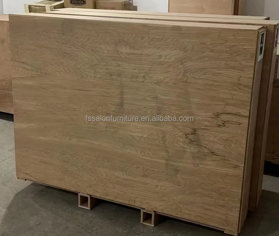 Luxury Light Led Gold Round Mirrorsingle Side Mirror Station Hair ...