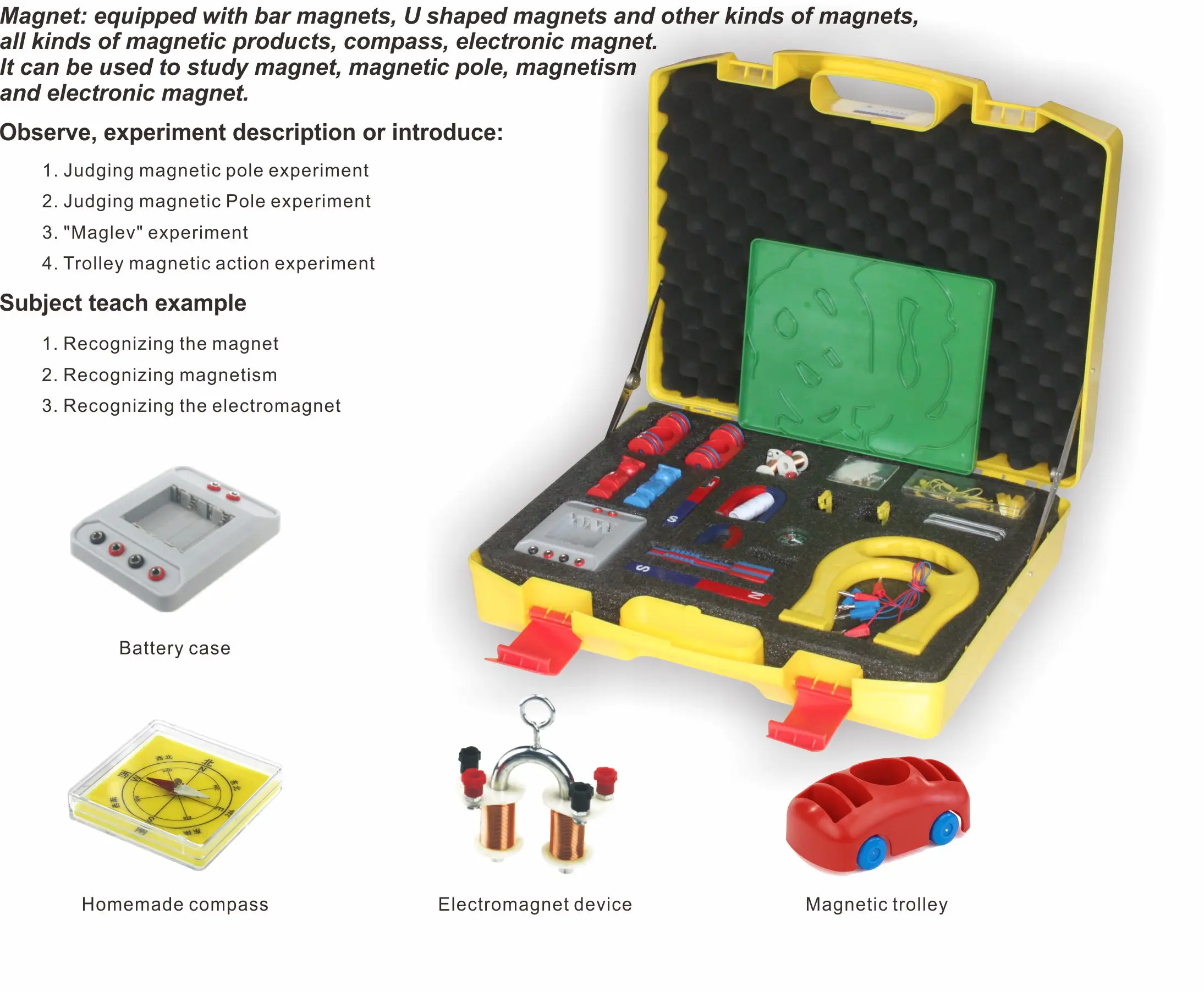 Magnet Science Kit - Fun STEM Toy for Kids' Education