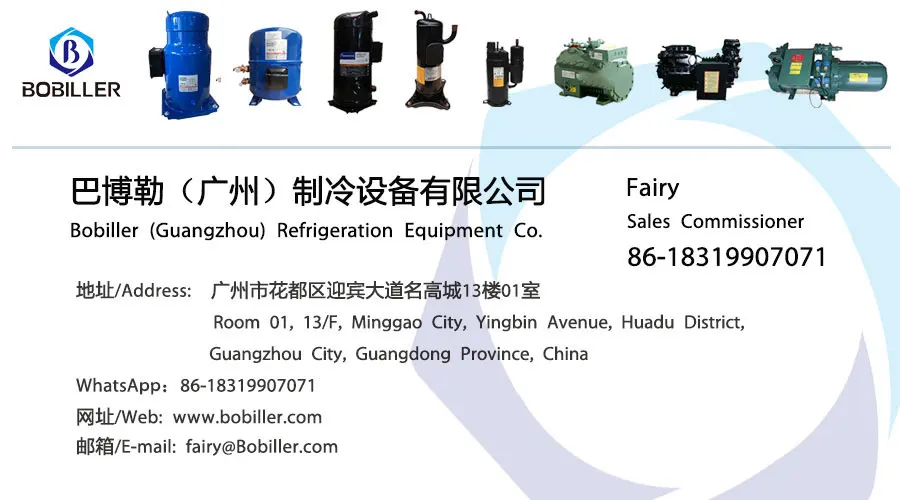 BITZER 3 Phase 220V Commercial Condenser 4TES-9Y-40P for Cold Rooms ...