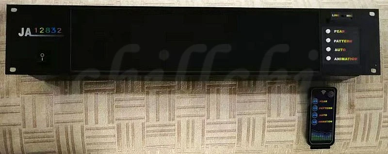 2U 3U Rack RGB Spectrum Remote Control - Full Color LED128X32