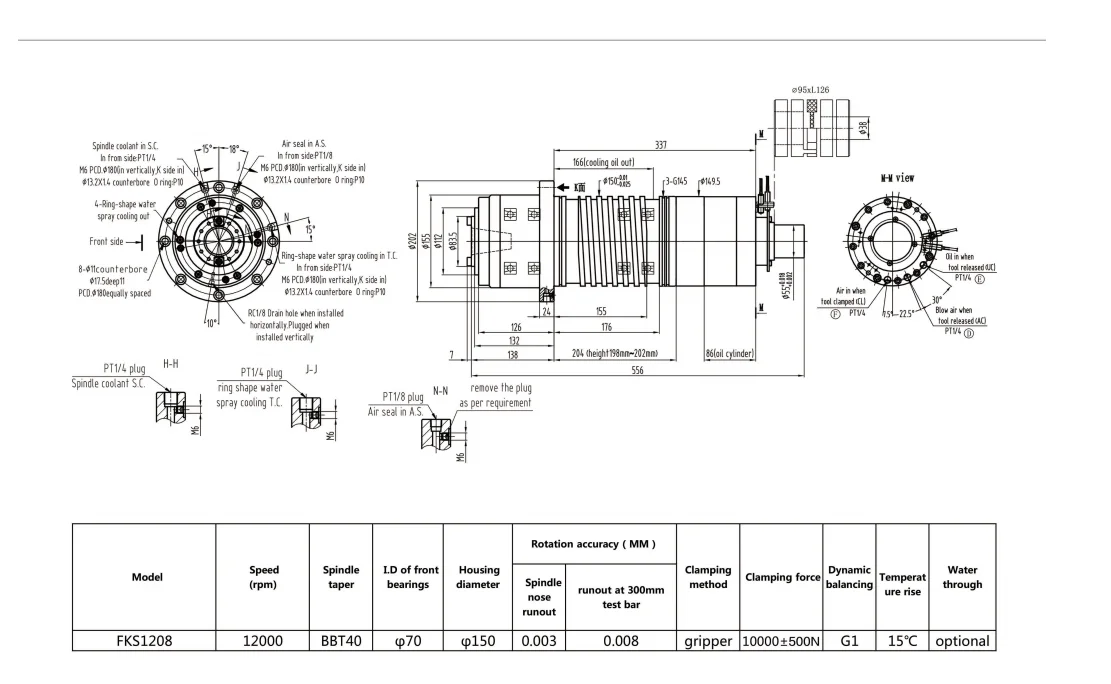 Wholesale CNC Direct-Drive Spindle Series - High Performance